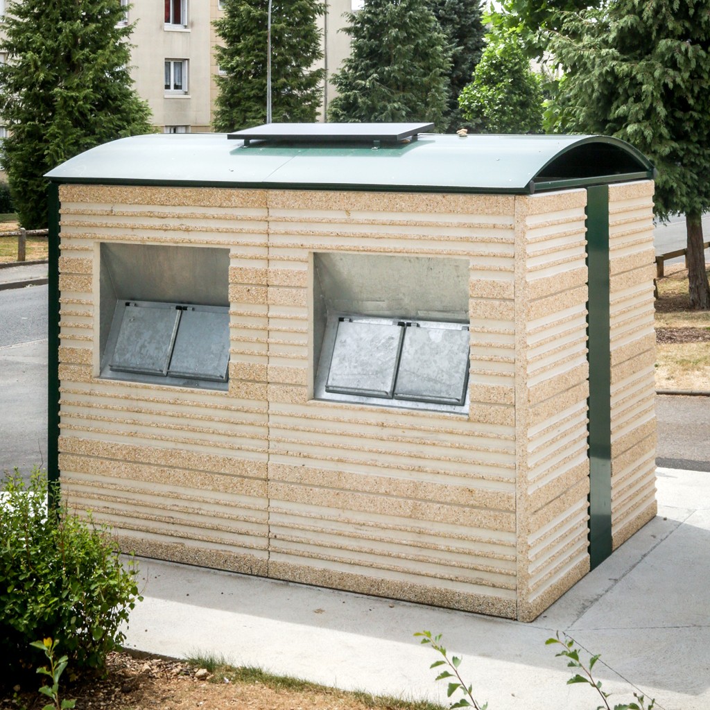 Logette conteneurs Média Acier Béton - Vivacité 95